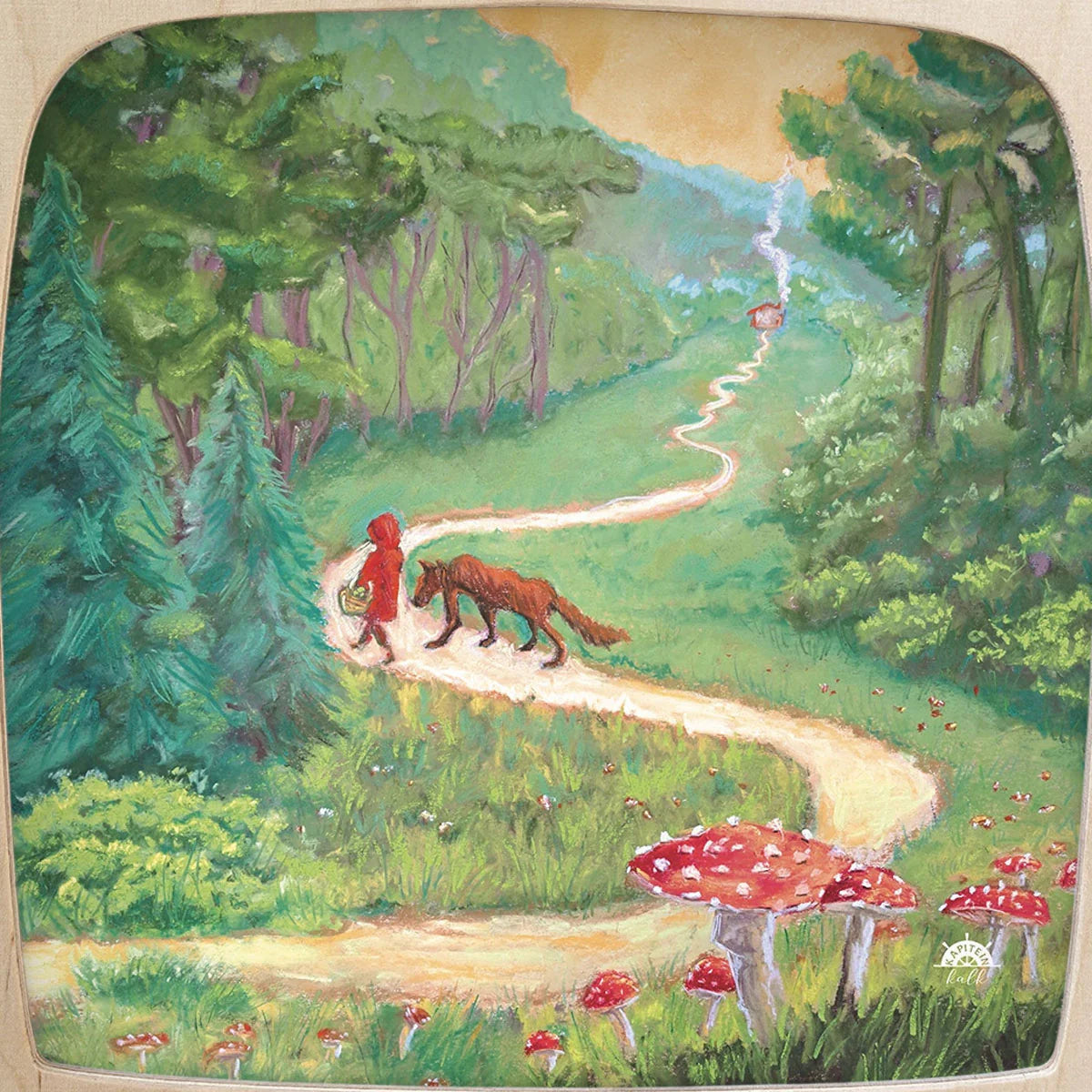 Kapitein Kalk silhouette - Red Riding Hood – The Nestling Co.